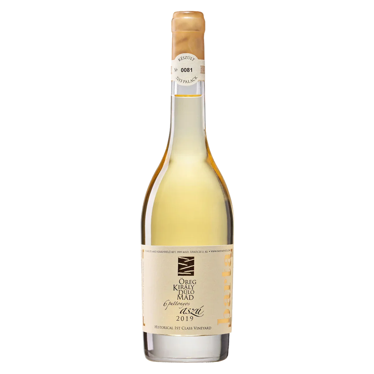 Barta – Tokaji Aszú 6‑Puttonyos 2019 | Sweet Wine– The Wine Key Singapore
